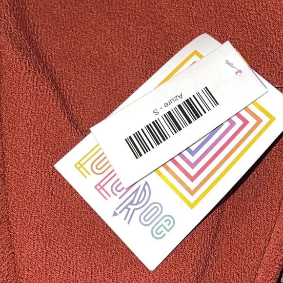 LuLaRoe | Skirts | New Lularoe Azure Skirt Small Burnt Orange | Poshmark